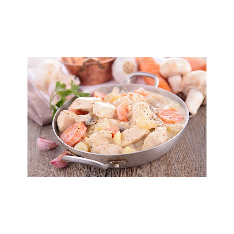 Blanquette de veau 2 personnes et ses légumes